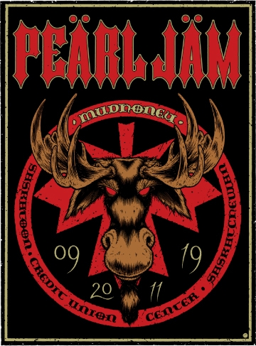 Pearl Jam Concert: September 19, 2011 - Credit Union Centre, Saskatoon ...